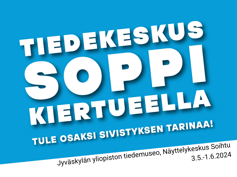 Soppi-kiertonäyttely Jyväskylässä toukokuussa - Soppi